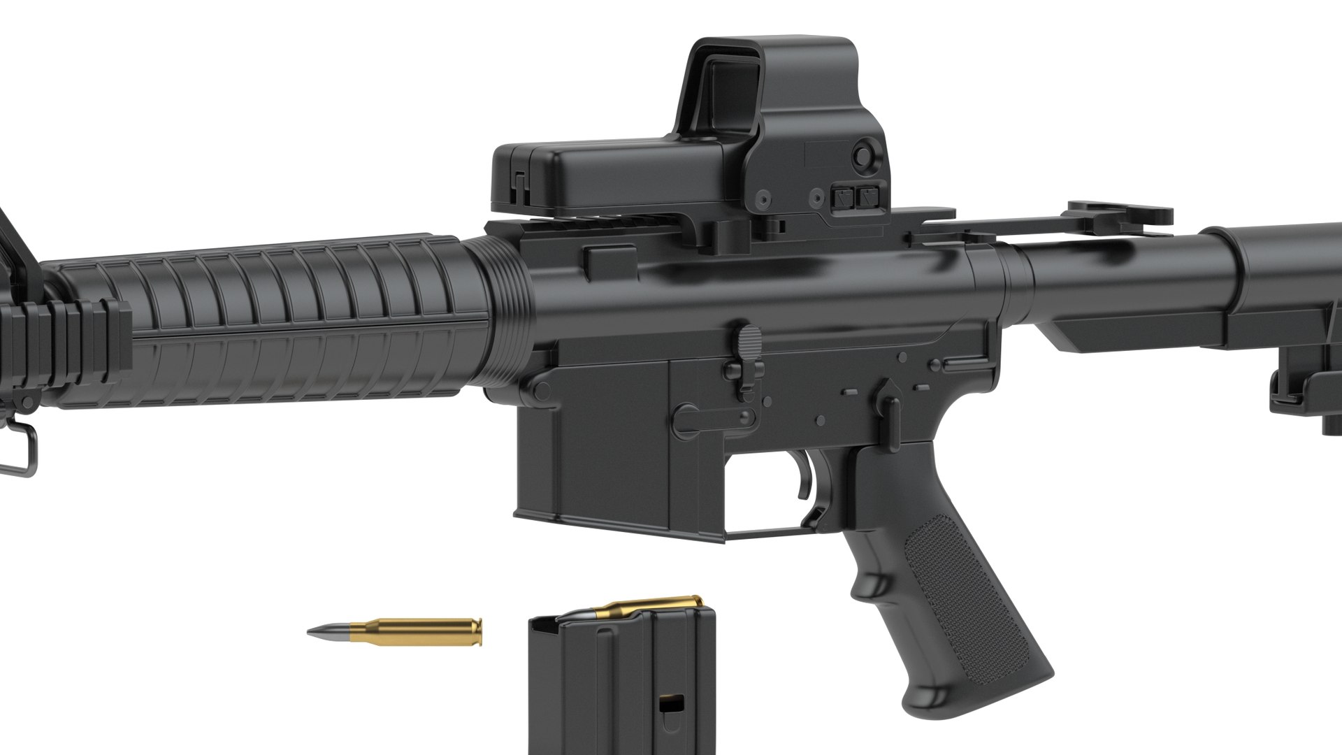 Colt Canada C8 C8a1 3D Model - TurboSquid 1704138