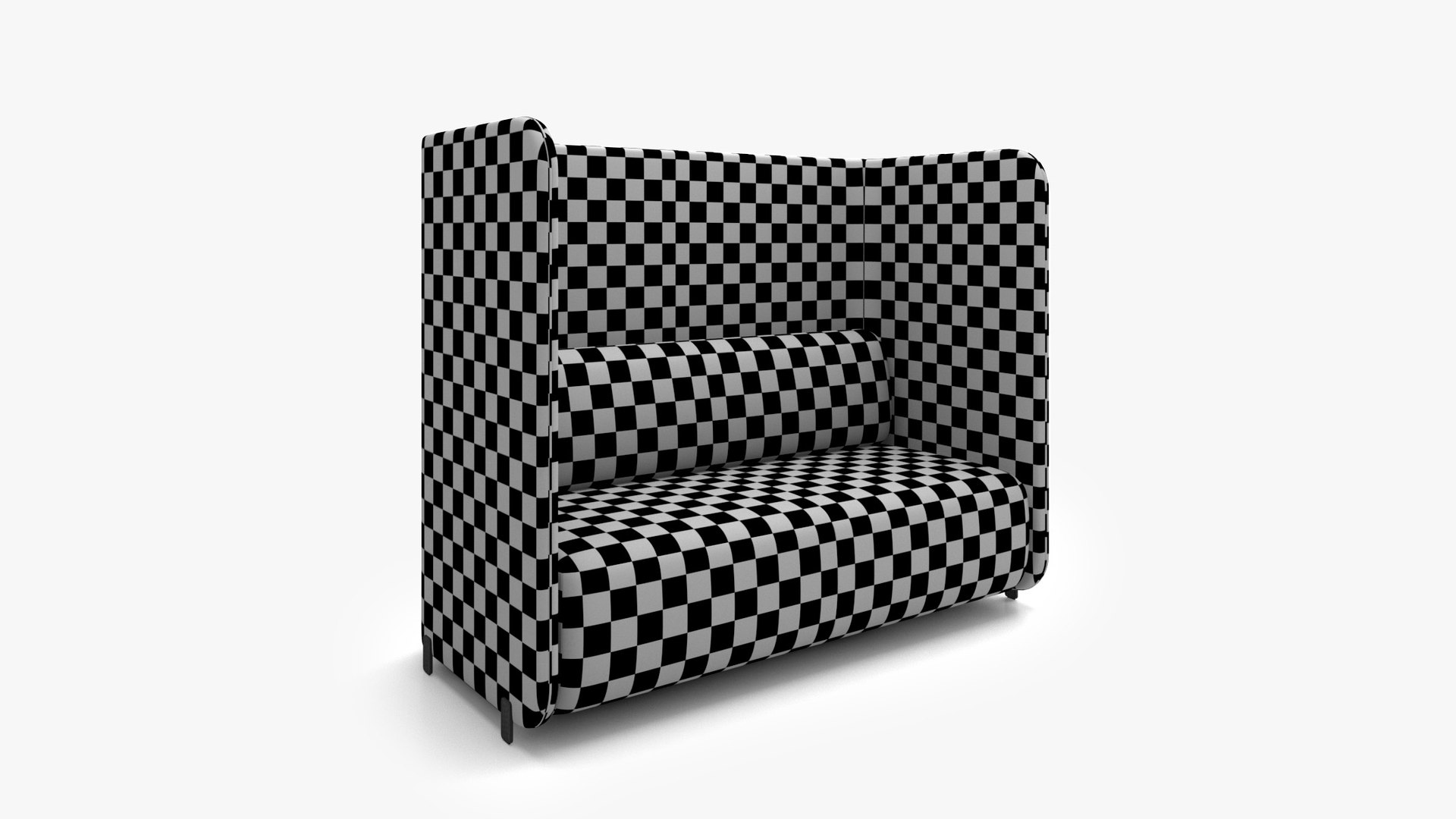 Bernhardt Design CODE Two Seat Sofa with Standard Wall 3D model ...