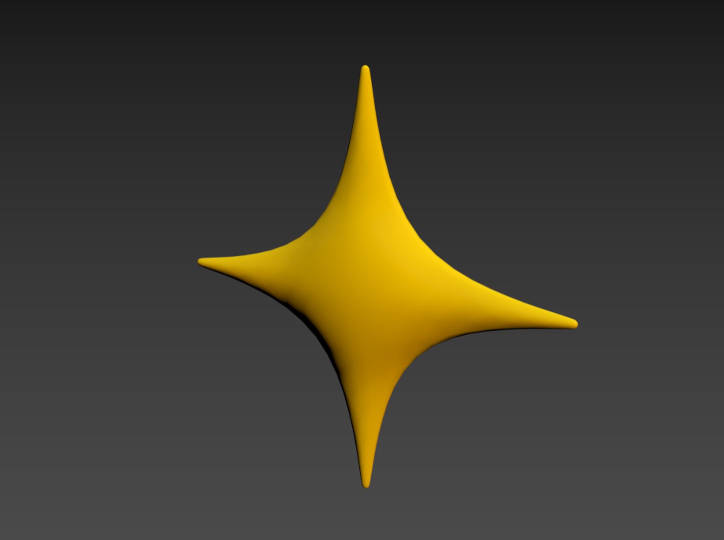 3D Model Sparkle Symbol - TurboSquid 1595864