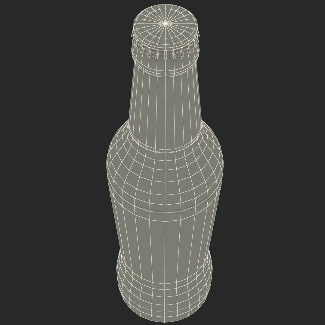 3d model beer bottle