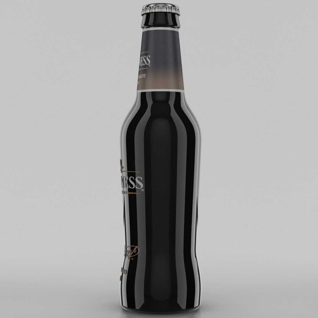 3d model beer bottle