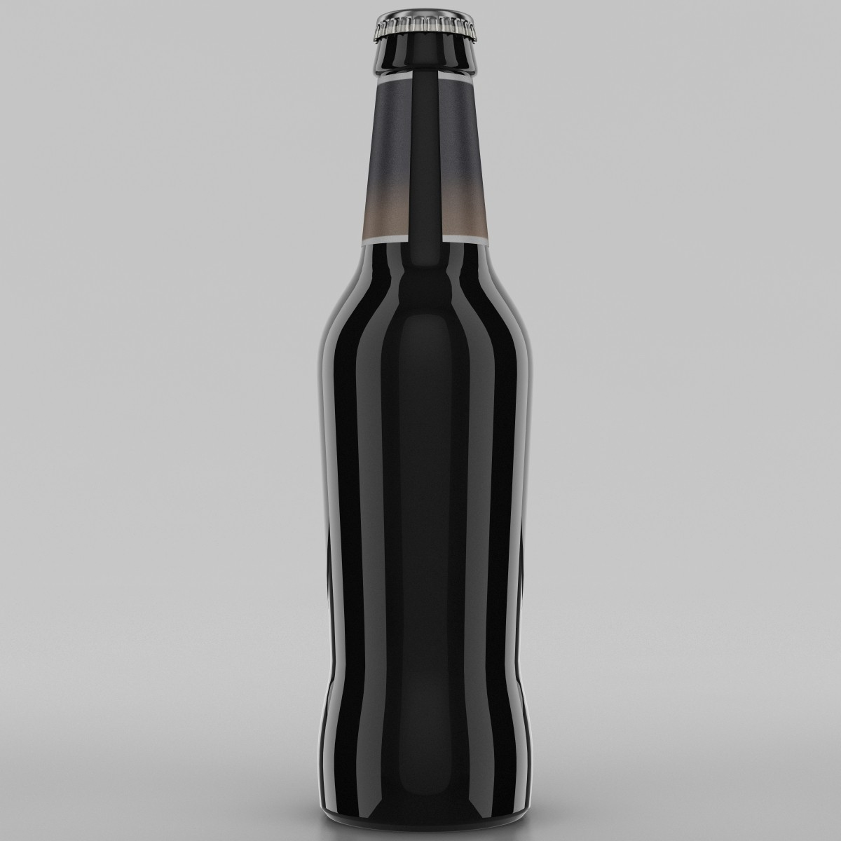 3d model beer bottle