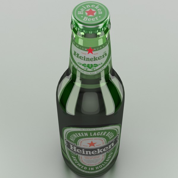 3d model beer bottle