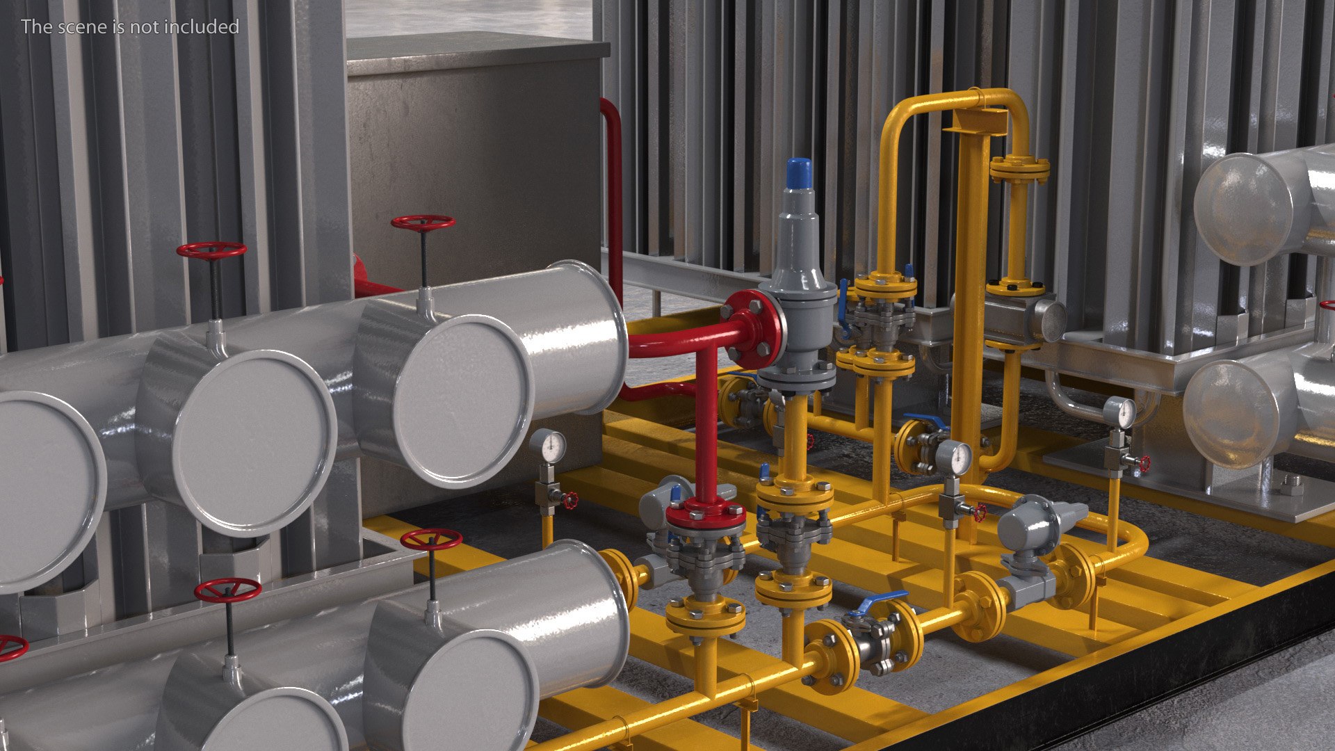 3D LNG CNG Station - TurboSquid 1993550