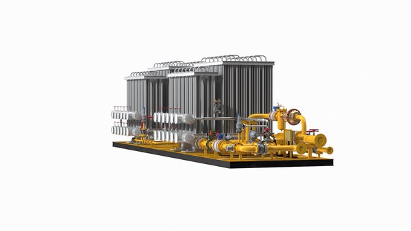 modelo 3d Estación GNL GNC - TurboSquid 1993550