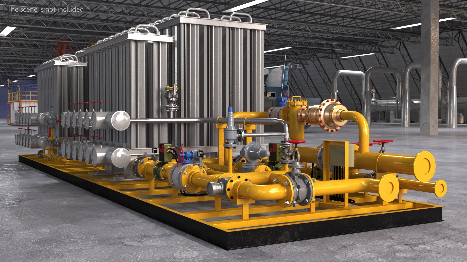 3D LNG CNG Station - TurboSquid 1993550