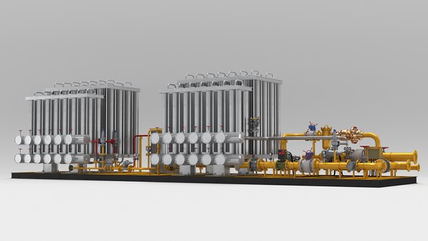 3D LNG CNG Station - TurboSquid 1993550