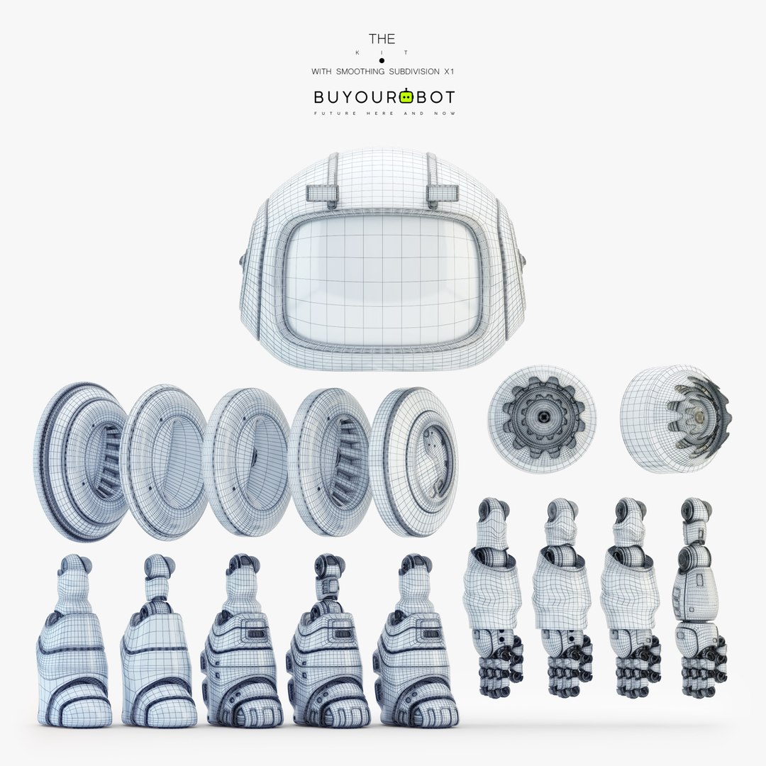 Lovely Robot - Companion 3D Model - TurboSquid 1473945
