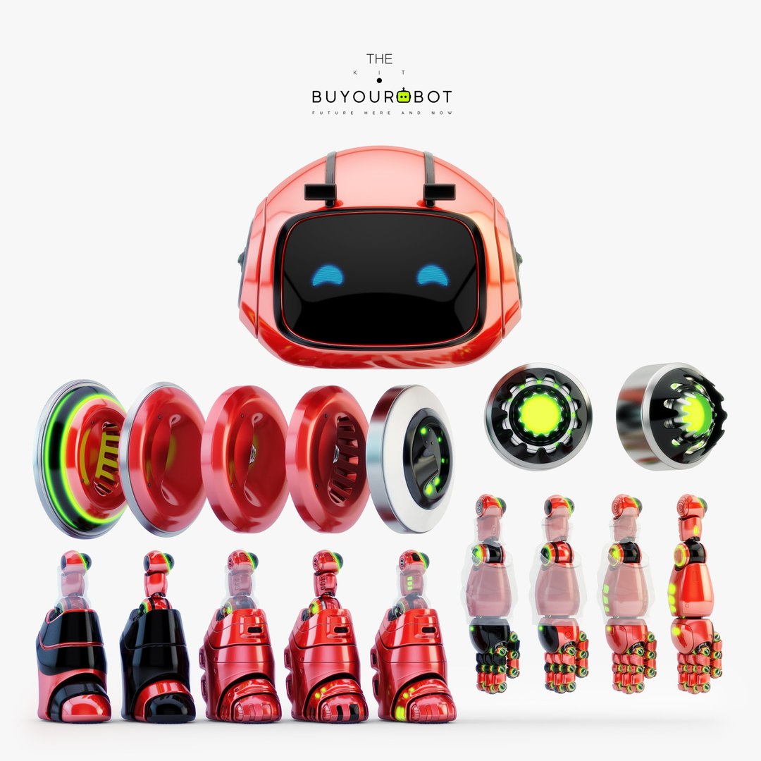Lovely Robot - Companion 3D Model - TurboSquid 1473945