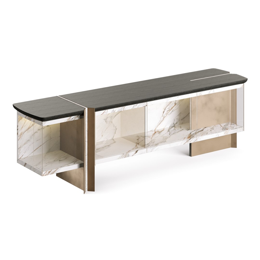 3D Enne Foil Sideboard - TurboSquid 1943386