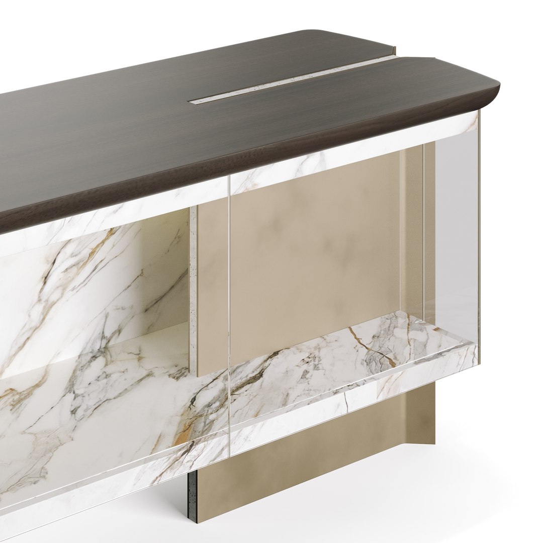3D Enne Foil Sideboard - TurboSquid 1943386