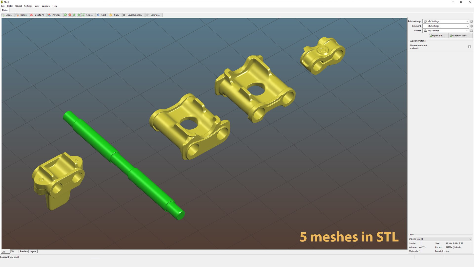 T-64 Tank Track Link 3D Model - TurboSquid 2022232