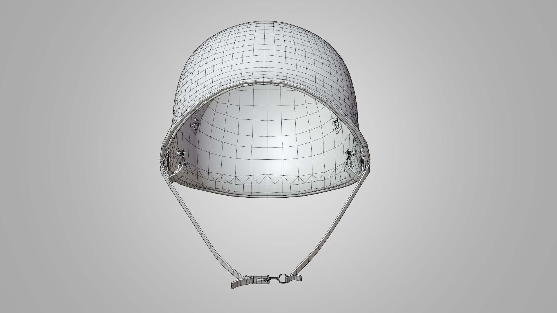 3D Model HelmetUS WWII M1 Combat Helmet 3D Model Low-poly 3D Model ...