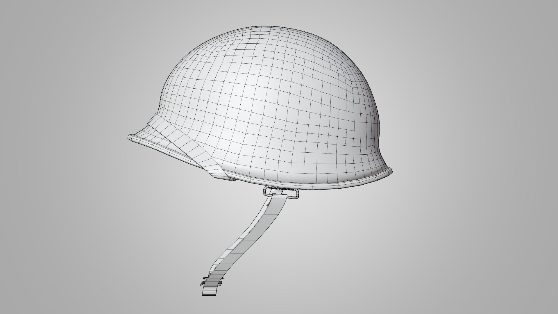 3D Model HelmetUS WWII M1 Combat Helmet 3D Model Low-poly 3D Model ...