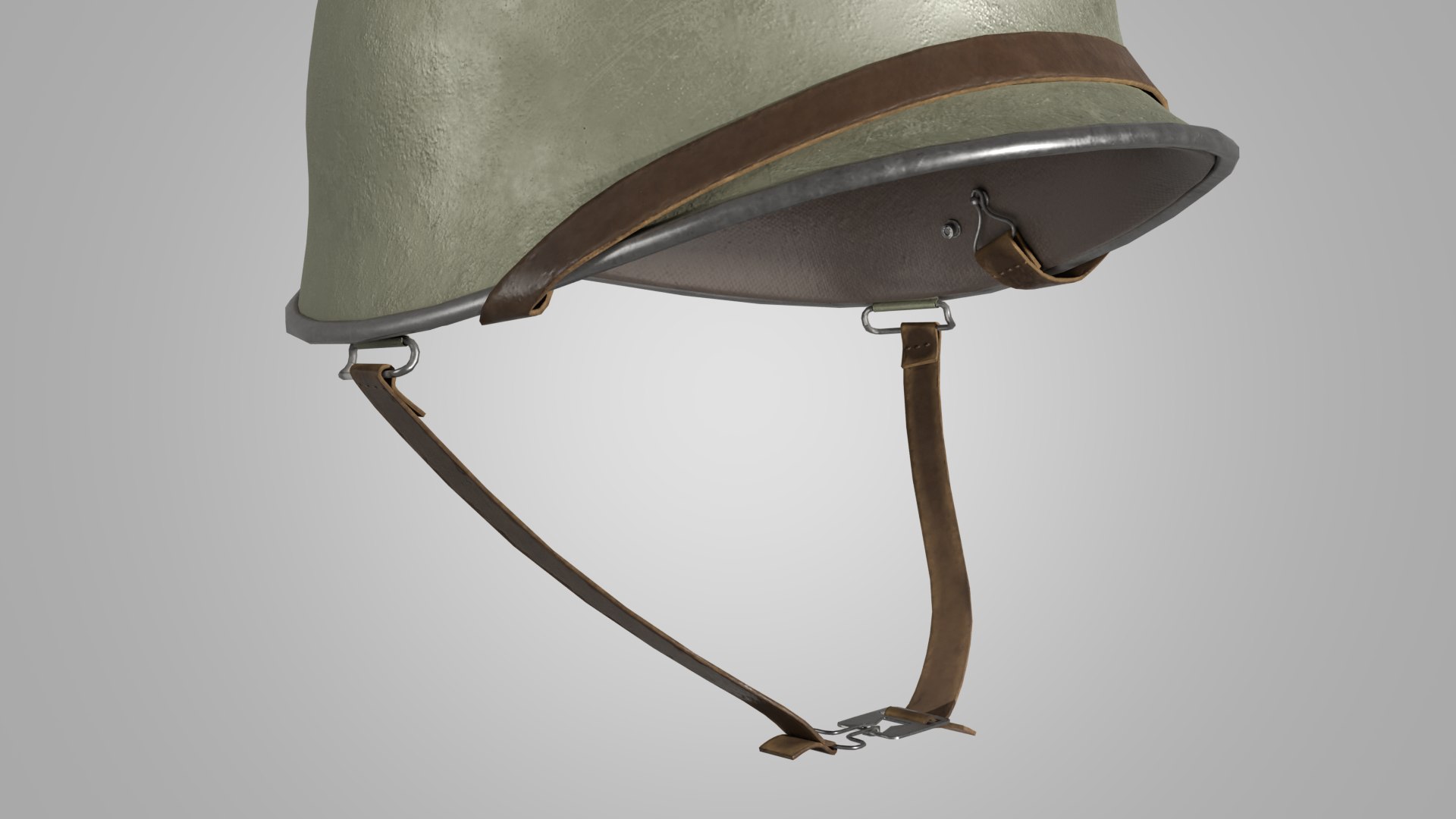 3D Model HelmetUS WWII M1 Combat Helmet 3D Model Low-poly 3D Model ...