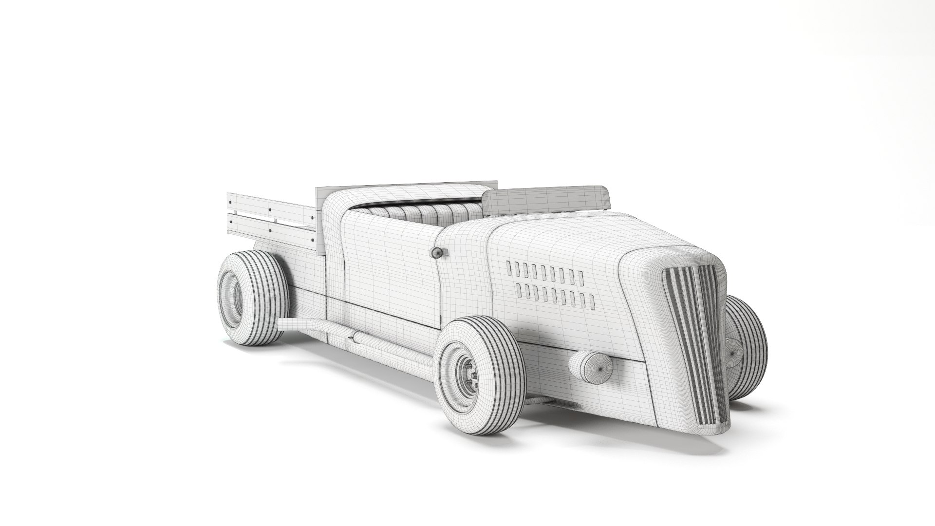 Hot Rod V2 3D Model - TurboSquid 1672734