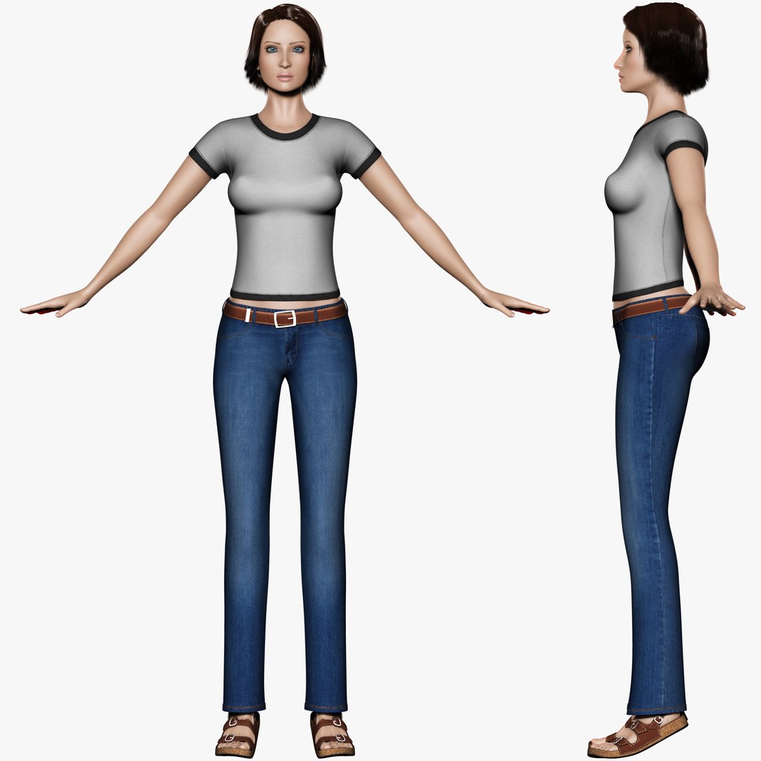 3d Model Kara Female