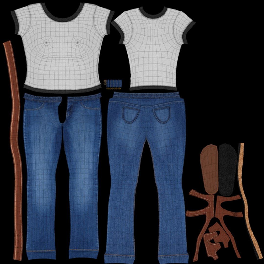 3d Model Kara Female