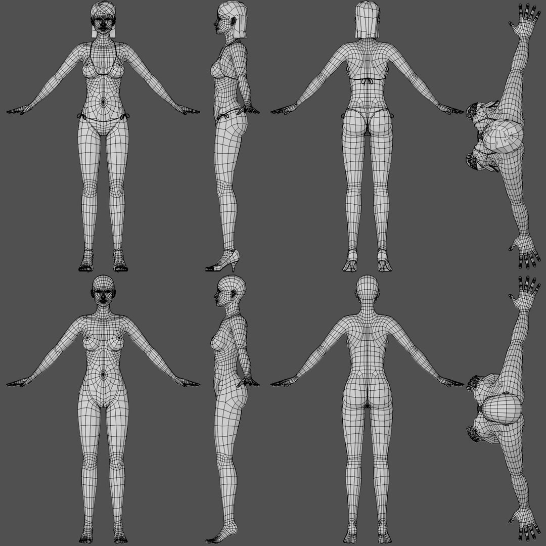 3d Model Kara Female