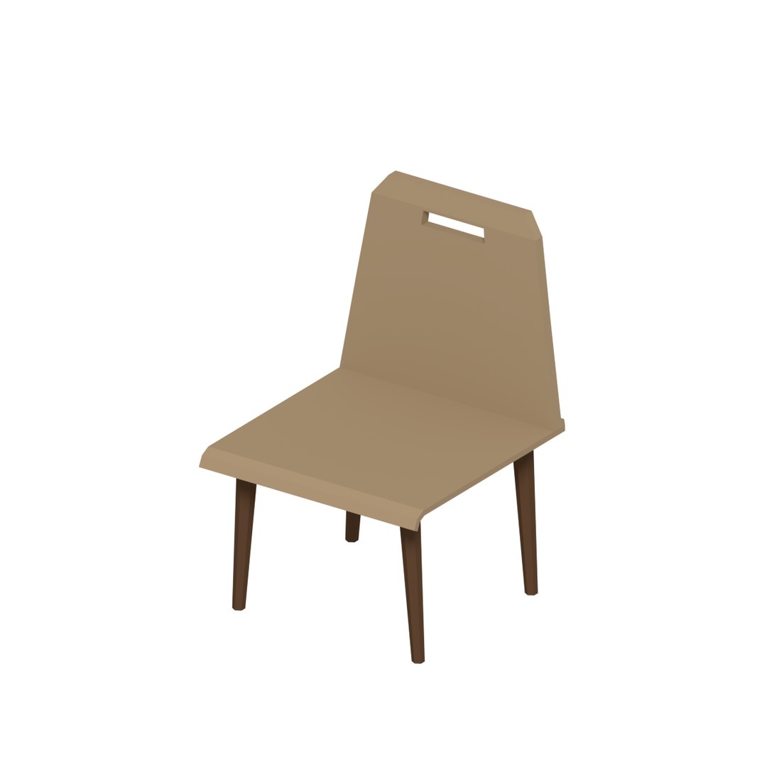 Simple Chair 3D - TurboSquid 1195047