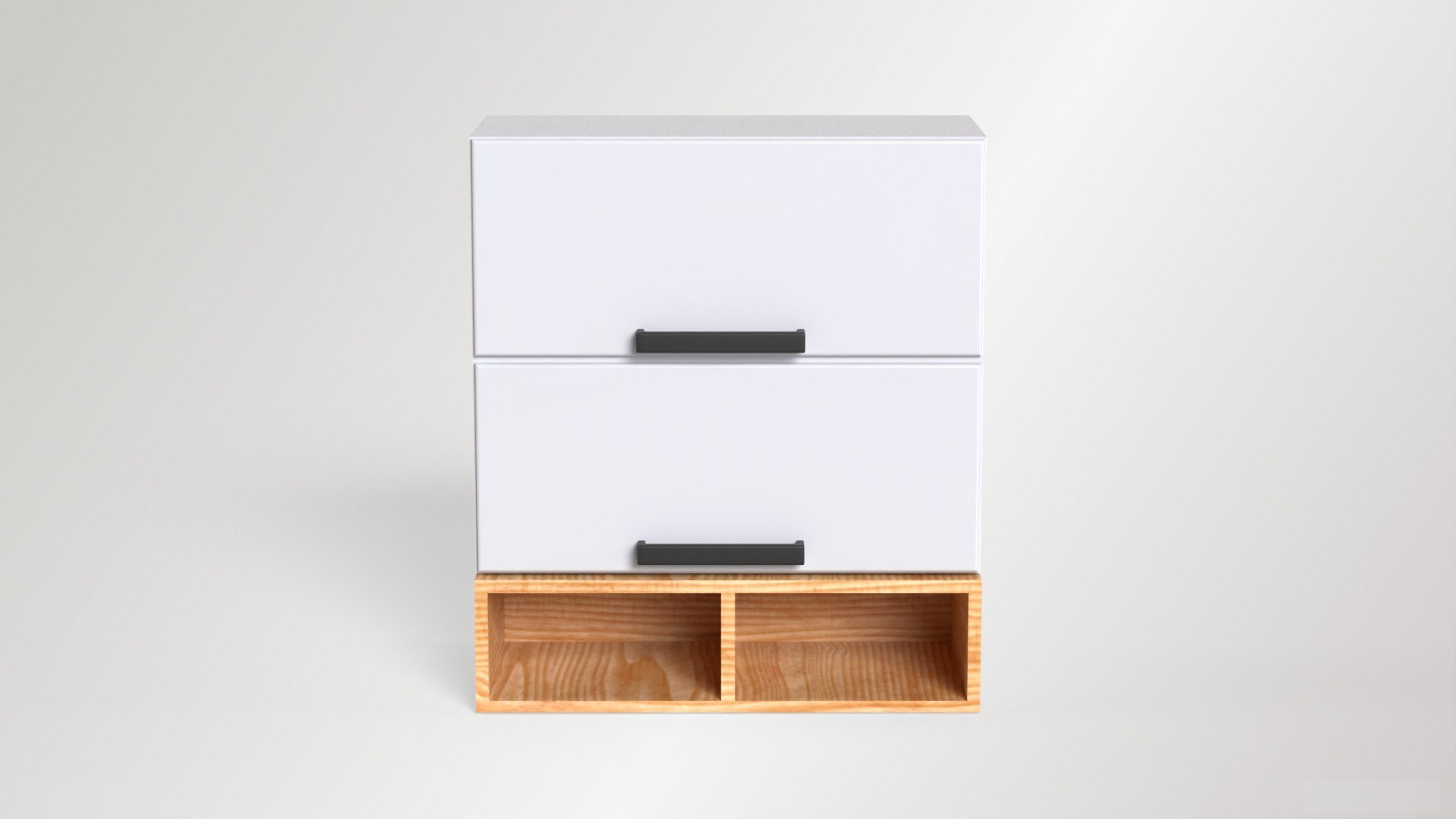 White Modular Kitchen 3D Model - TurboSquid 2276526