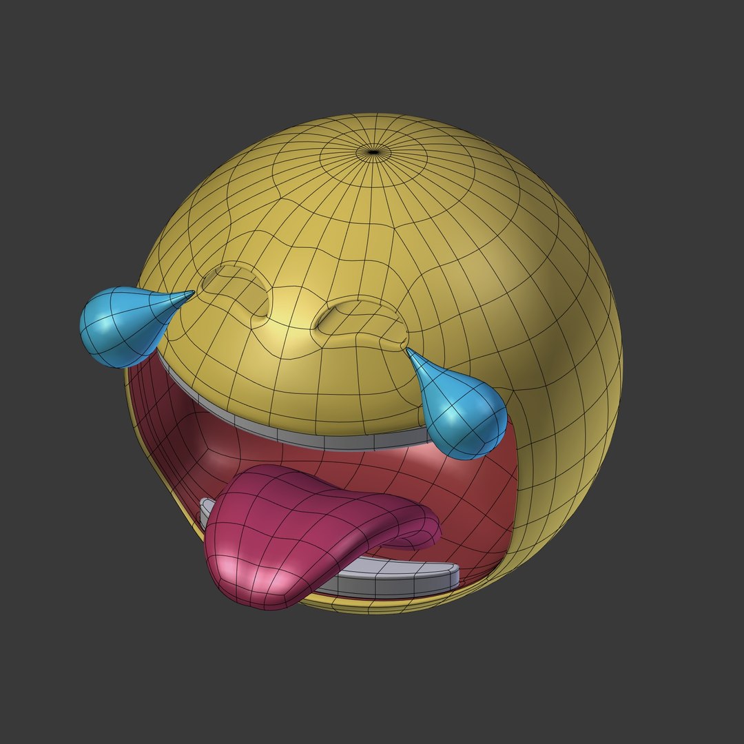 3D Model Laughing Smiley - TurboSquid 1300182