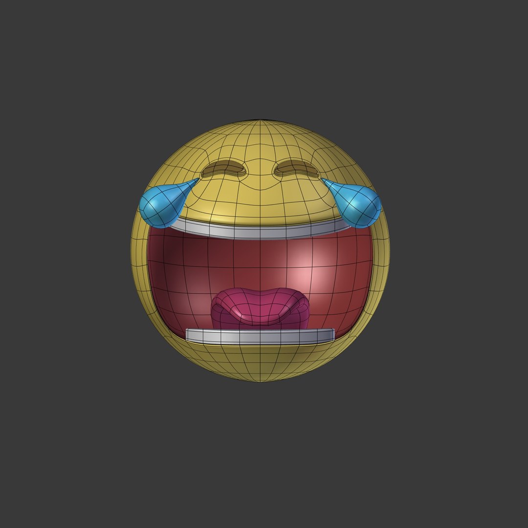 3D Model Laughing Smiley - TurboSquid 1300182