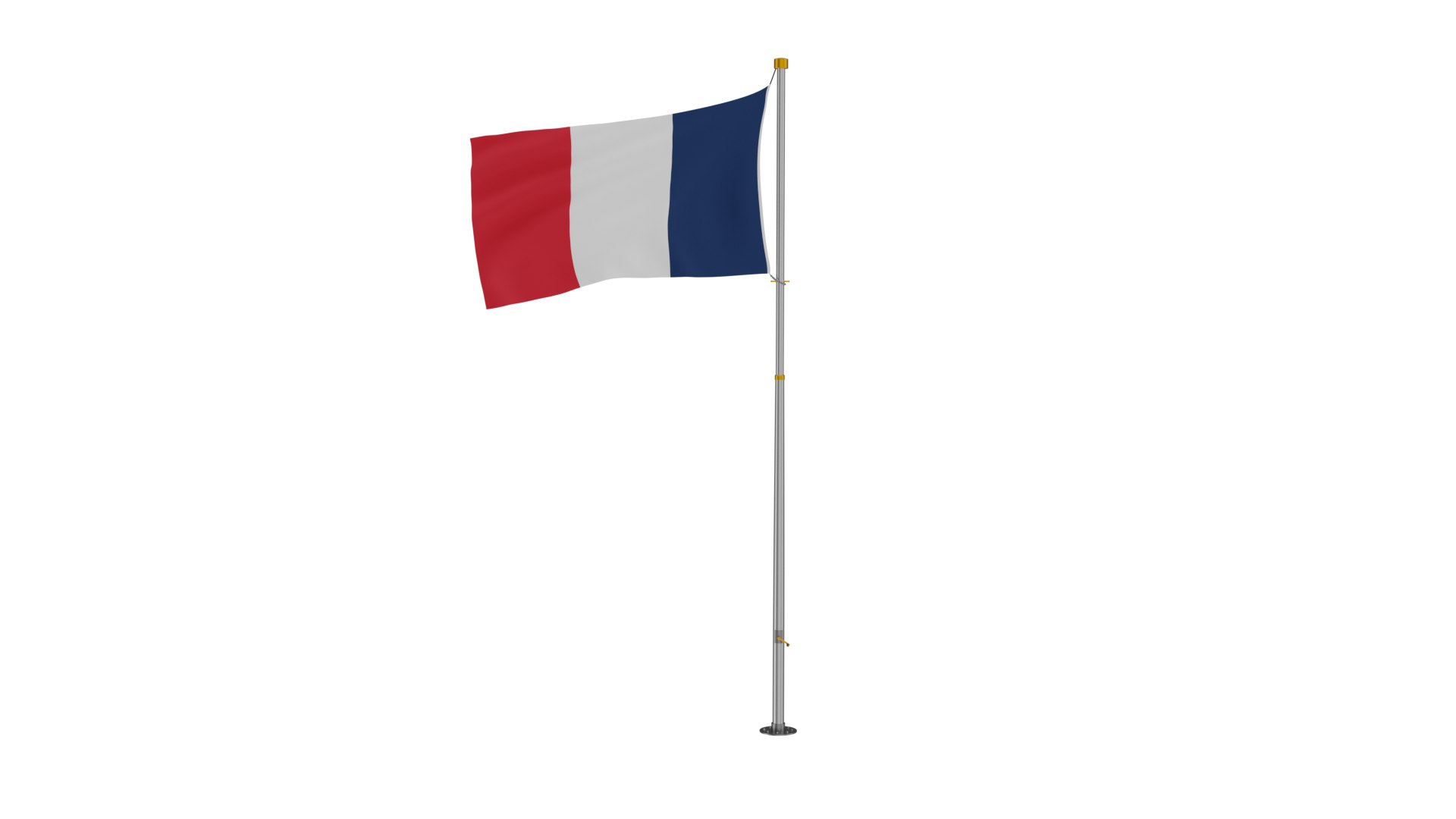 French Flags 3D Model - TurboSquid 2233895