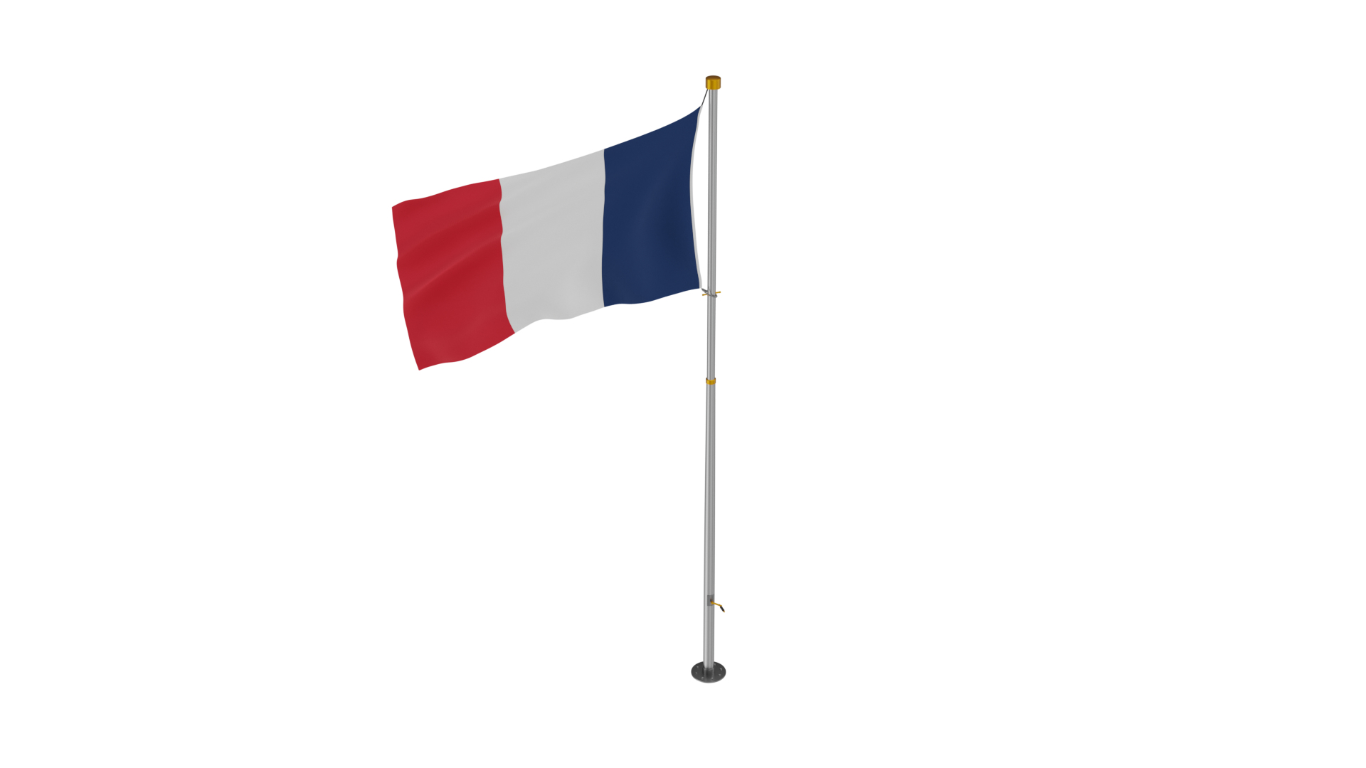 French Flags 3D Model - TurboSquid 2233895