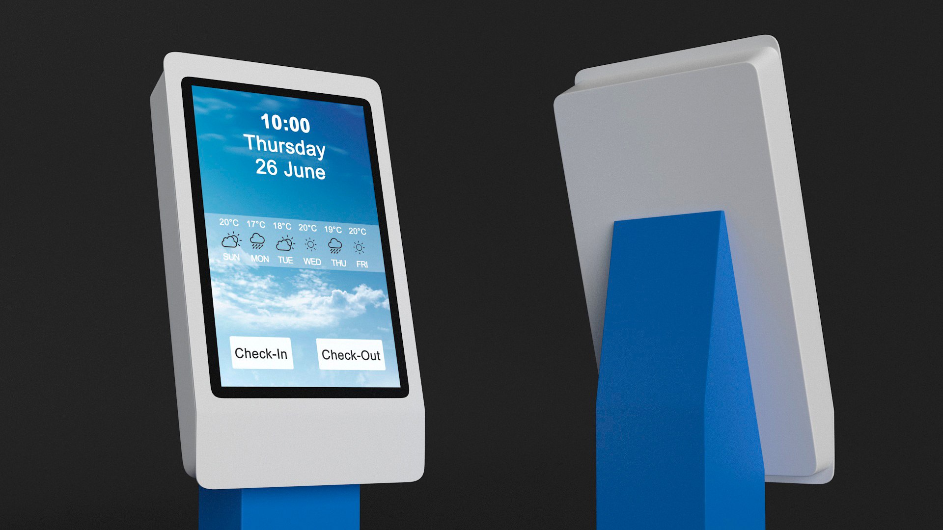 3D Model Hotel Kiosk 2 - TurboSquid 2276853