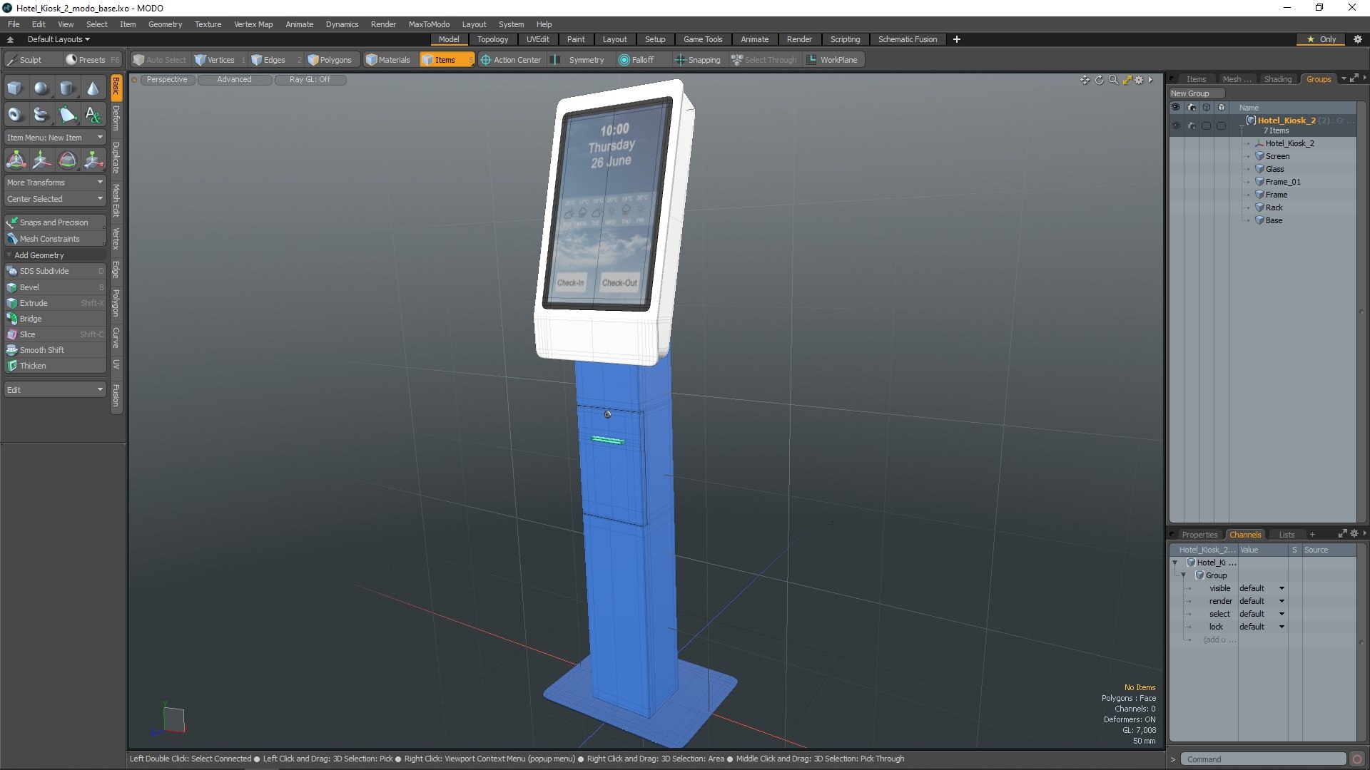 3D Model Hotel Kiosk 2 - TurboSquid 2276853