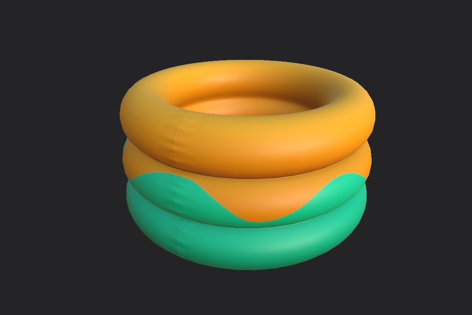 3D Model Inflatable Pool - TurboSquid 1460774