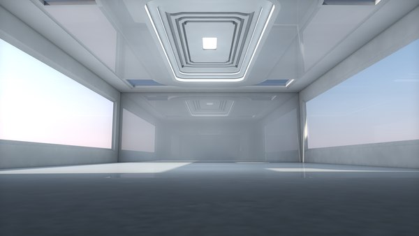 modelo 3d Futuristic Room - TurboSquid 2110684