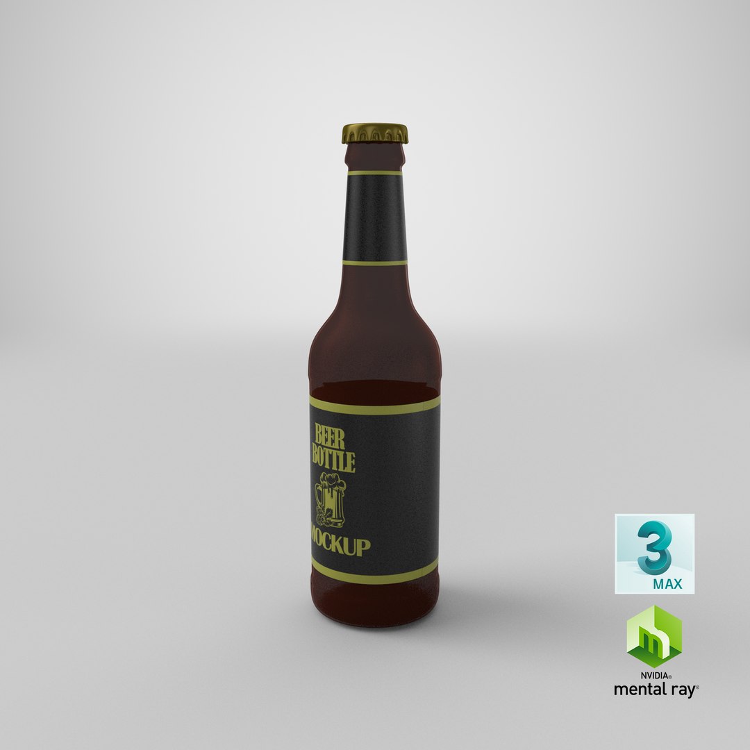 Beer Bottle 3D model - TurboSquid 1746133