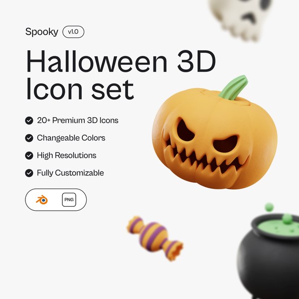 Halloween Collection Model3D模型 - TurboSquid 1980430