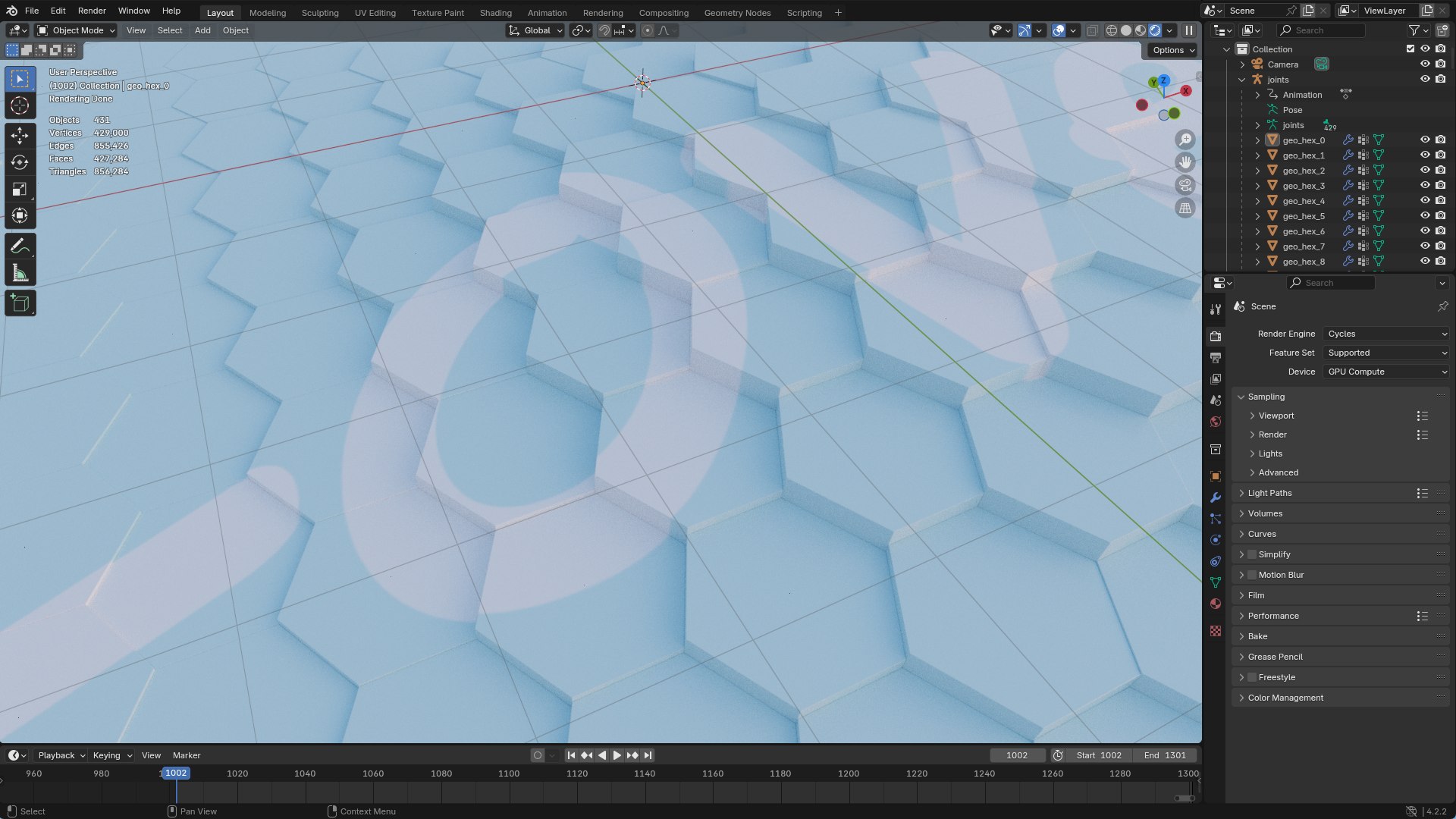 3D Model Hexagon Grid Seamless Loop Animation 3 - TurboSquid 2295397