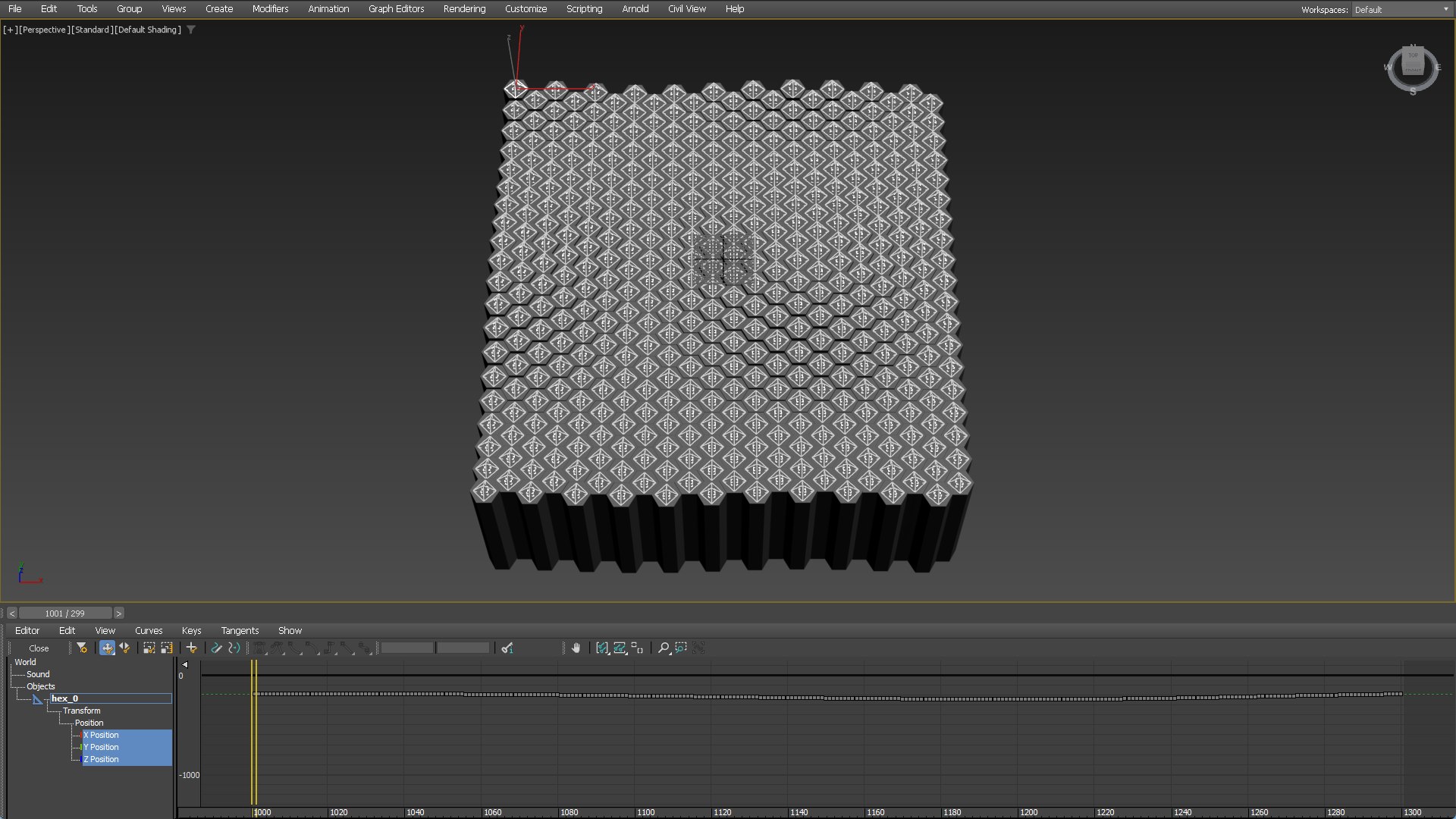 3D Model Hexagon Grid Seamless Loop Animation 3 - TurboSquid 2295397