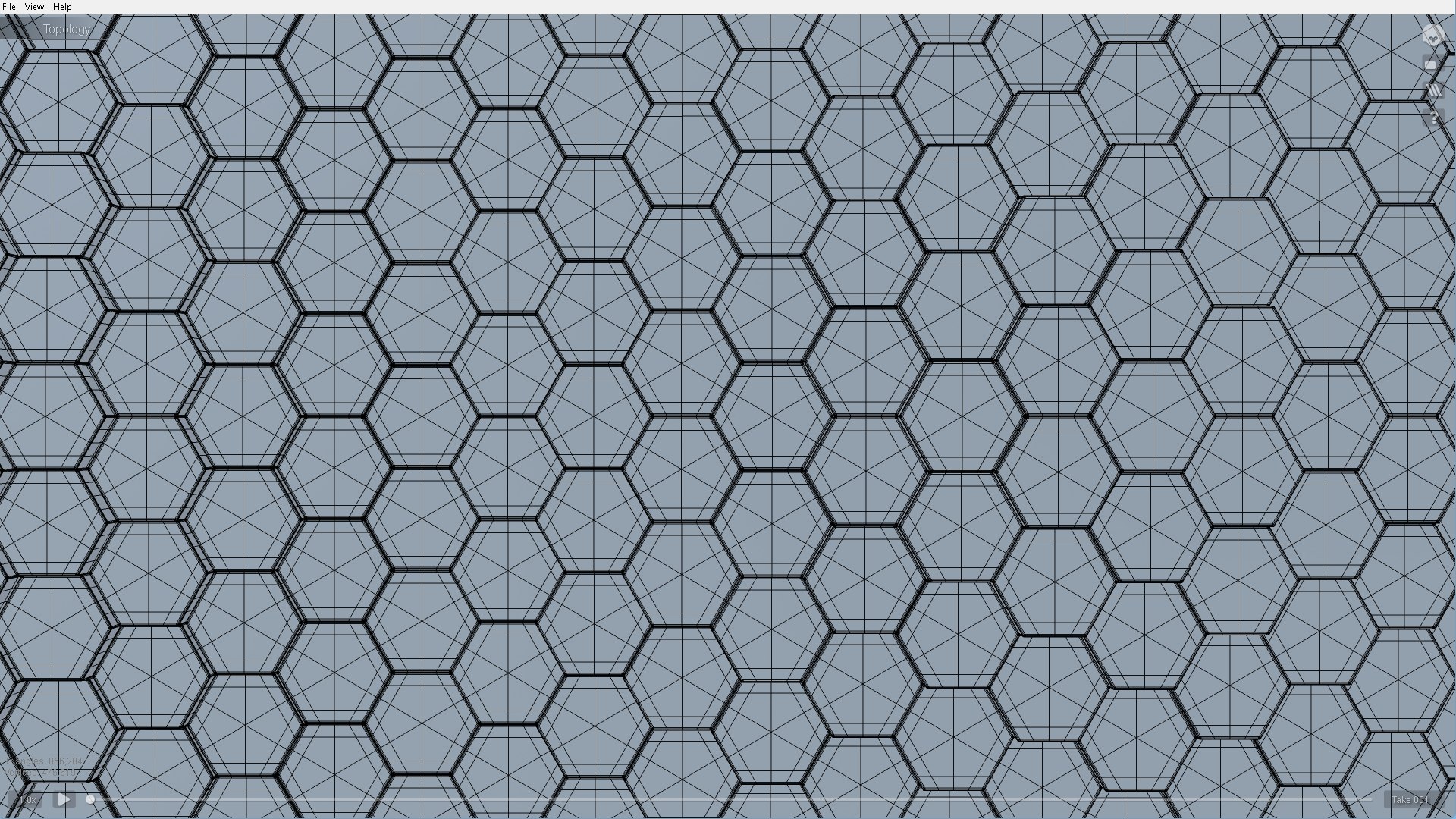 3D Model Hexagon Grid Seamless Loop Animation 3 - TurboSquid 2295397