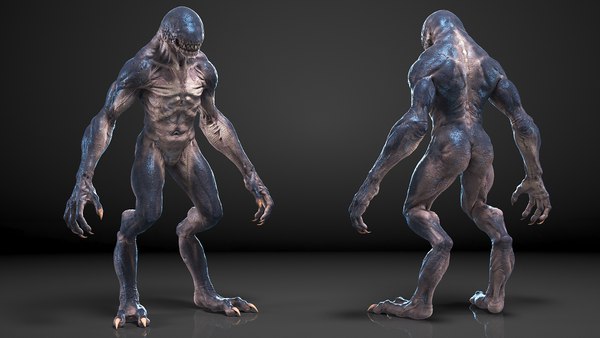modelo 3d Criatura monstruosa aparejada para Maya - TurboSquid 1717750