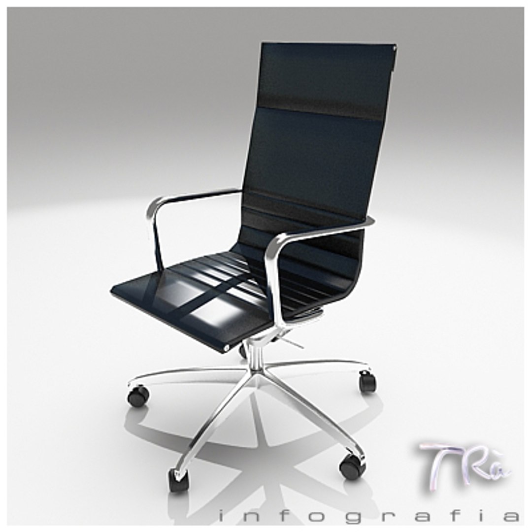 3d max office chair armchair una