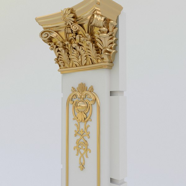 3D model classical column - TurboSquid 1414516