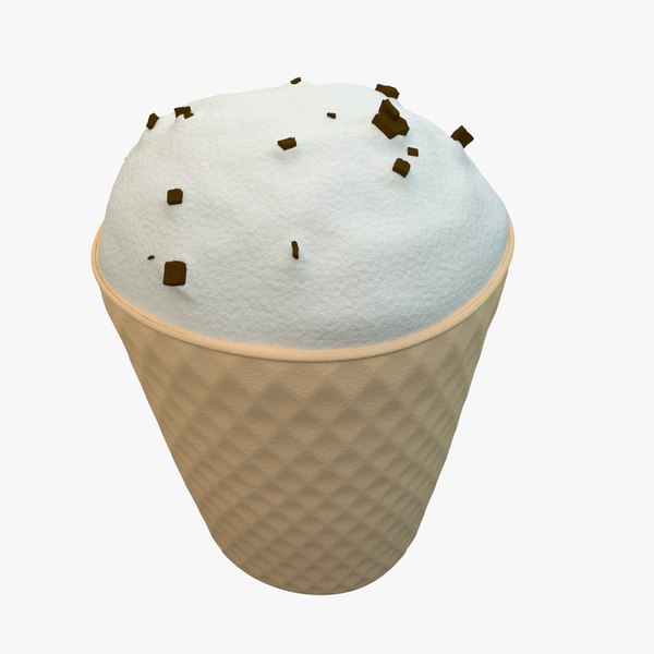 ice cream sundae 3d model