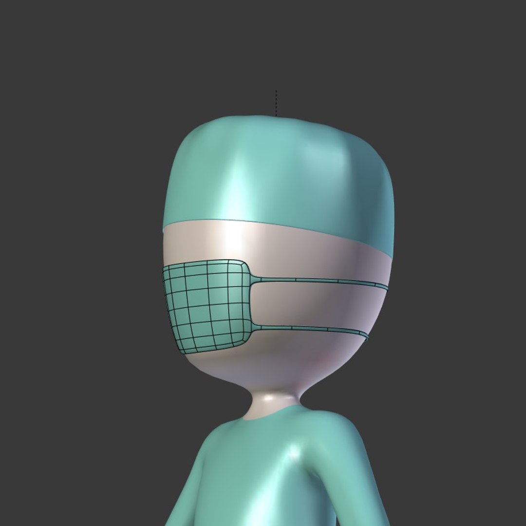 3D Cartoon Surgeon - TurboSquid 1395465