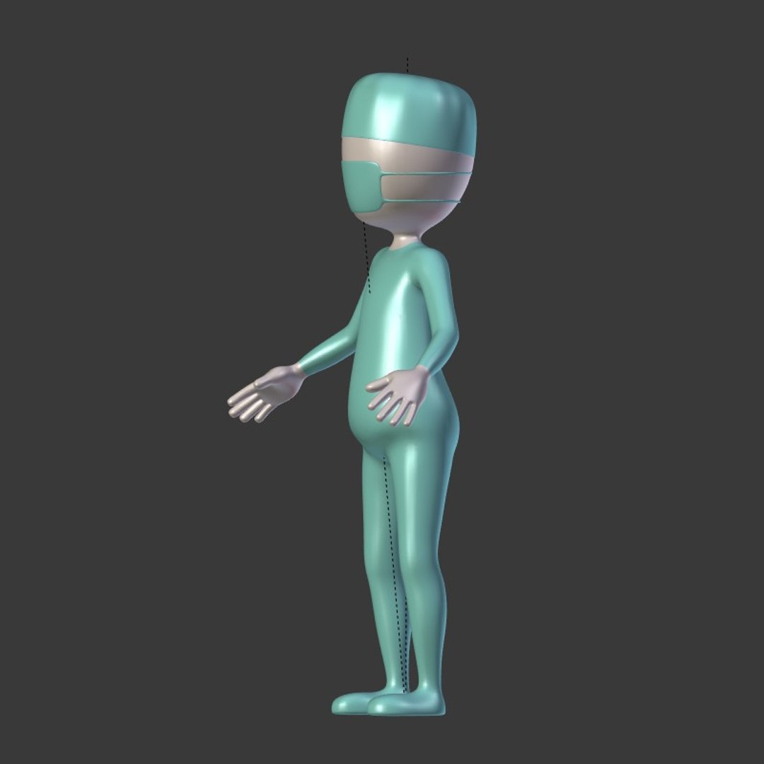 3D Cartoon Surgeon - TurboSquid 1395465