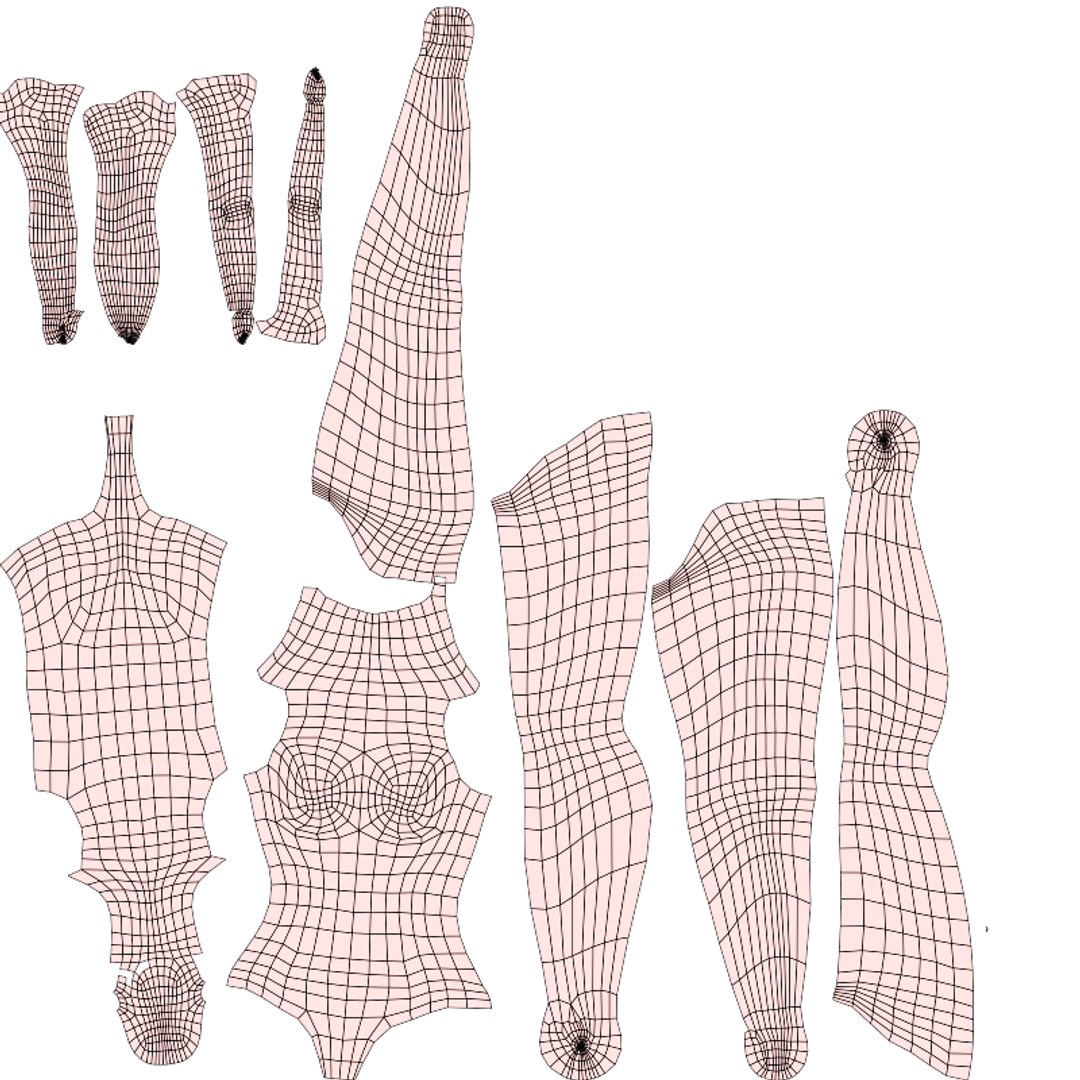 3D Low Poly Female Girl - TurboSquid 2058692