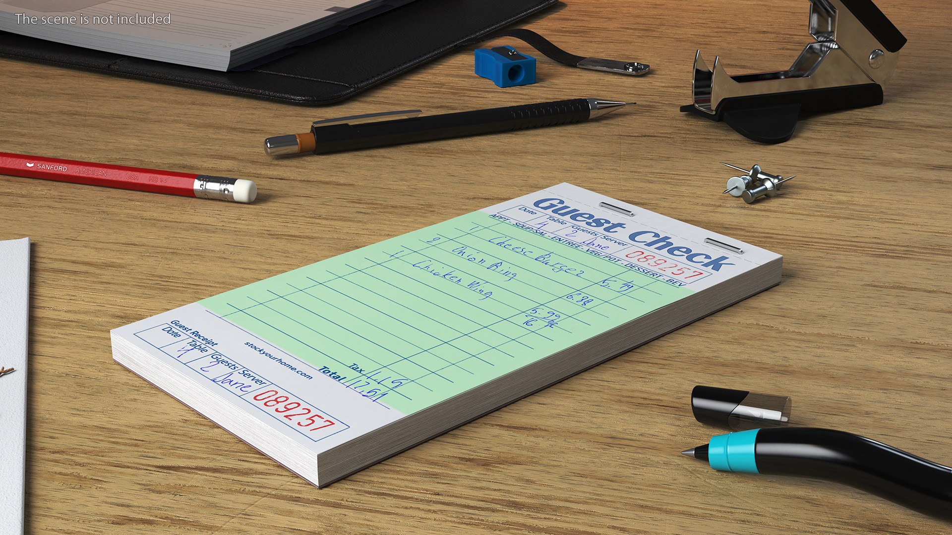 3D Guest Check Book - TurboSquid 2071217