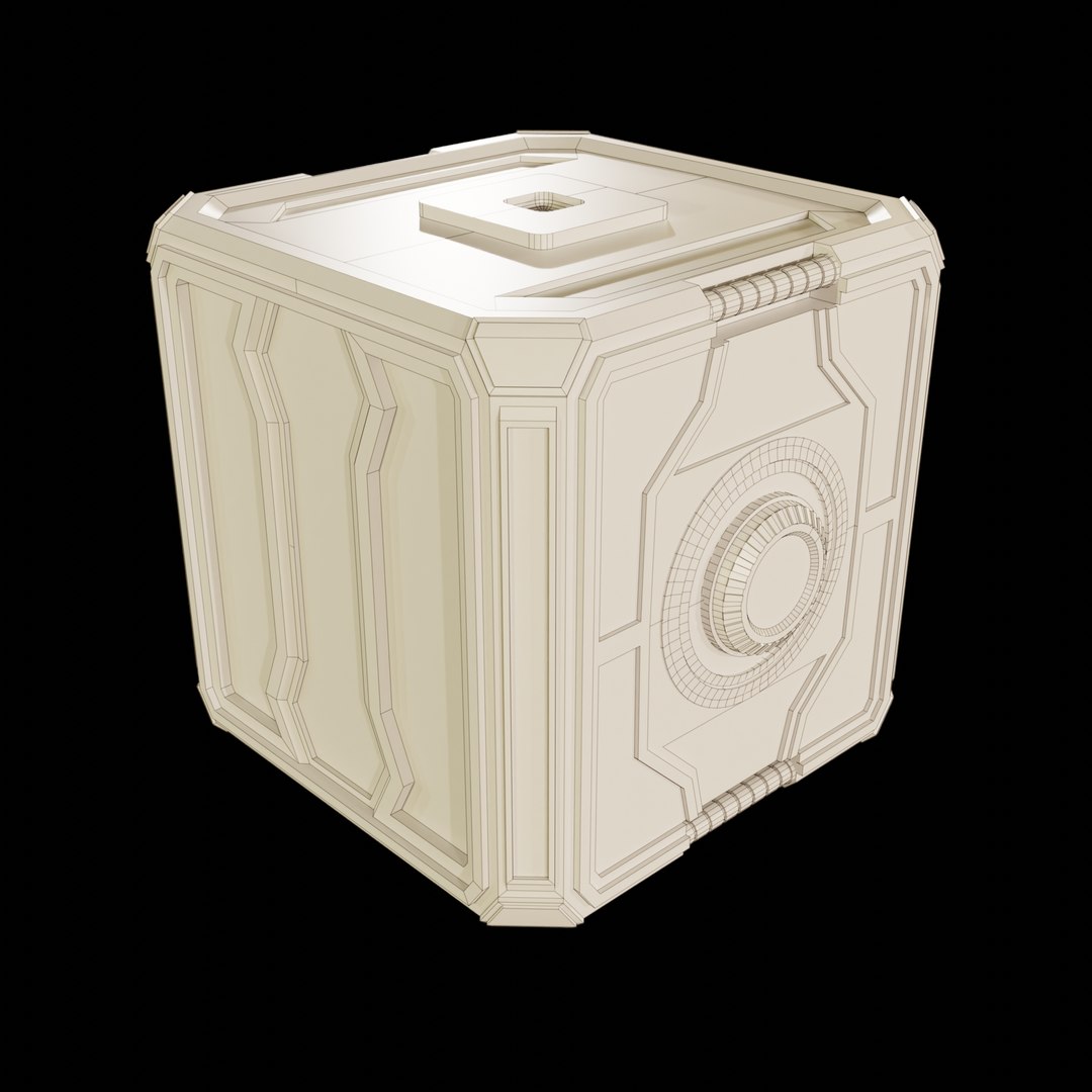 Sci-fi Post-apo Box Container Storage 3D model - TurboSquid 2063648