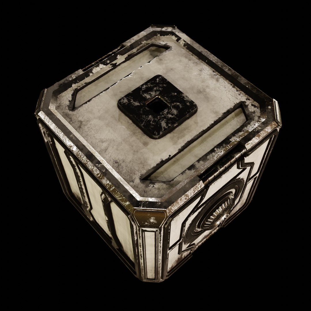 Sci-fi Post-apo Box Container Storage 3D model - TurboSquid 2063648