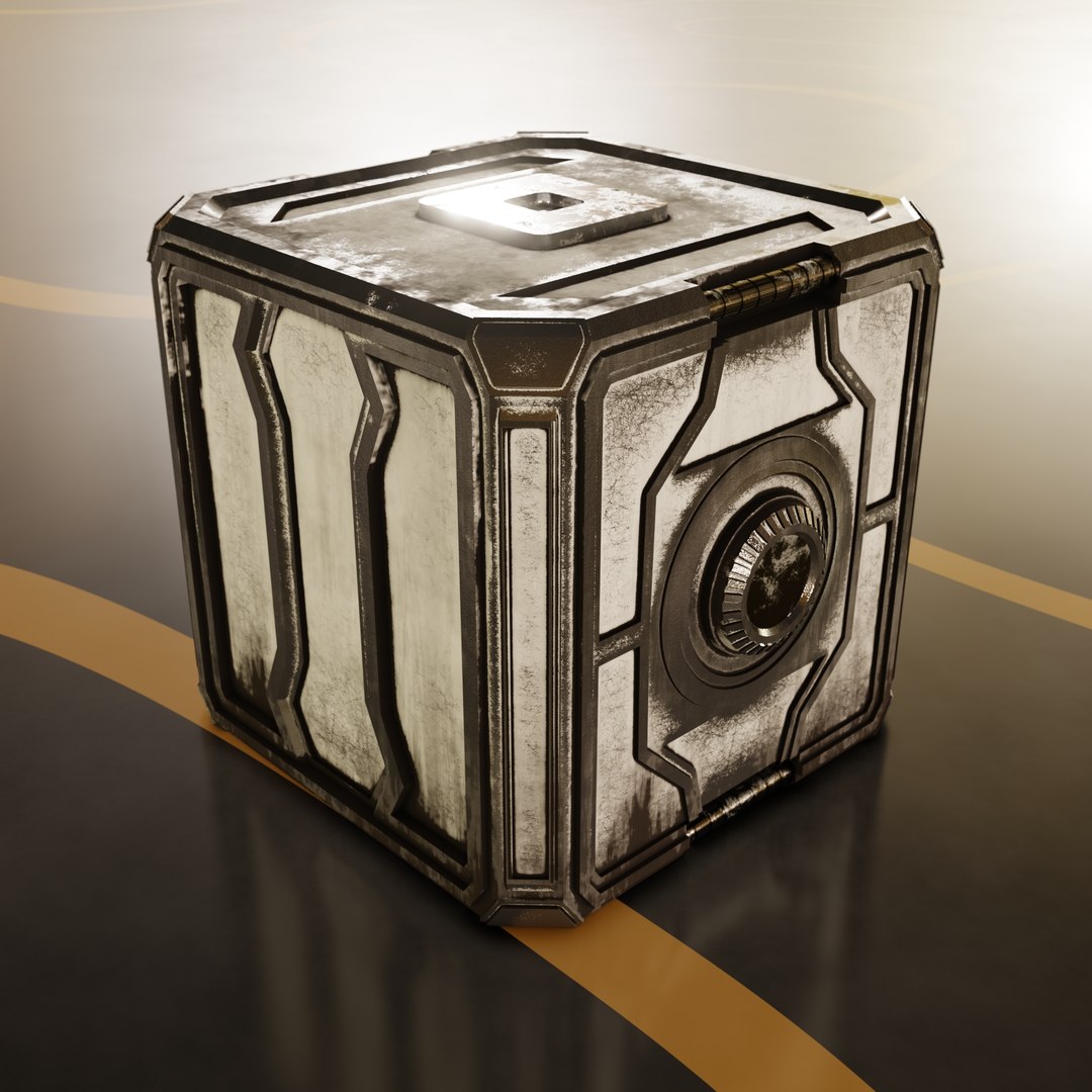 Sci-fi Post-apo Box Container Storage 3D model - TurboSquid 2063648