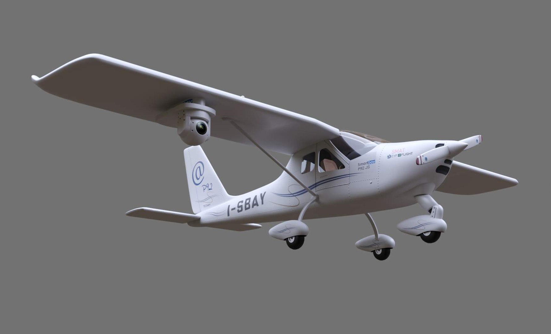 Aircraft Tecnam P92 Js 3D - TurboSquid 1556705